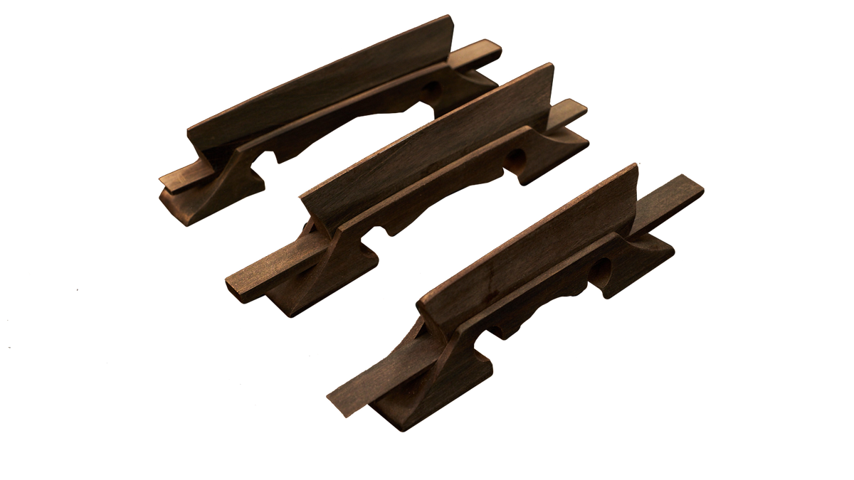 Stonefield Bass Guitar | Three-Piece Floating Bridge - Ebony ...