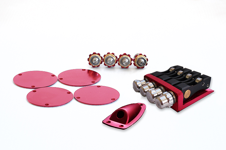 Tomm Stanley™ Tuning System | Red, Four-String – Stonefield Music